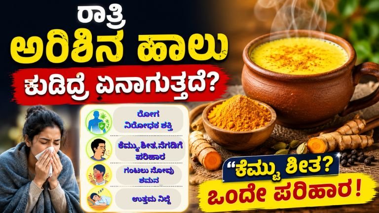 Turmeric Milk Benefits : ಅರಿಶಿನ ಹಾಲು ಪ್ರತಿದಿನ ರಾತ್ರಿ ಕುಡಿಯೋದರಿಂದ ...